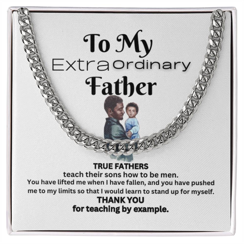 Extraordinary Father Cuban Link Chain (B) – D&D Marin's